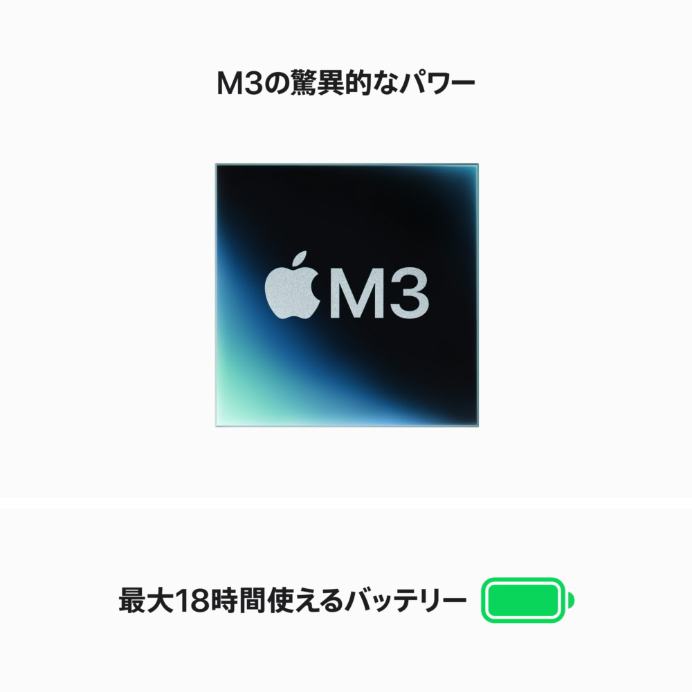 13 MBA: 8CPU/10GPU M3 24GB 512GB SSD ミッドナイト 13 MBA: 8CPU/10GPU M3 24GB 512GB SSD ミッドナイト