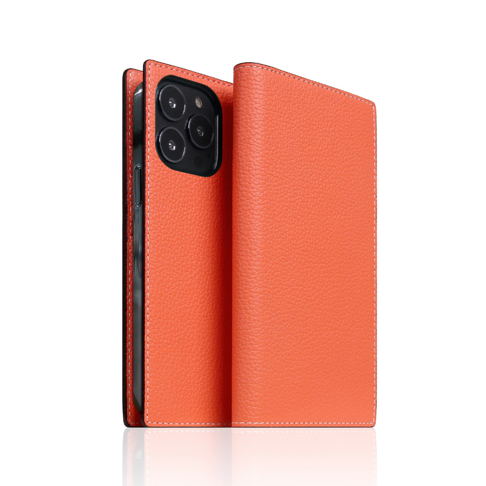 Neon Full Grain Leather Diary Case for iPhone 13 Pro コーラル｜の通販はソフマップ[sofmap]