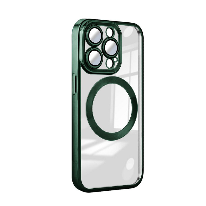 iPhone 15 Pro Max MagSafe対応 クリアケース グリーン RM-15NPM-MGGR｜の通販はソフマップ[sofmap]