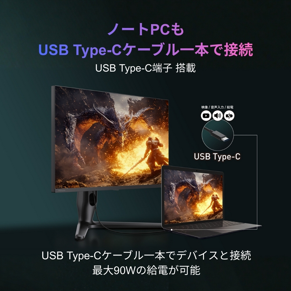 RM-G278R USB-C接続 ゲーミングモニター [27型 /4K(3840×2160） /ワイド /320Hz]｜の通販はソフマップ[sofmap]