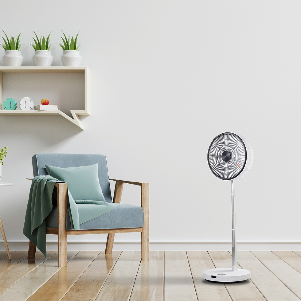 シィーネット PaTaFAN(折り畳みDCリビング扇)24cm シィー・ネット ホワイト CFDC704WH