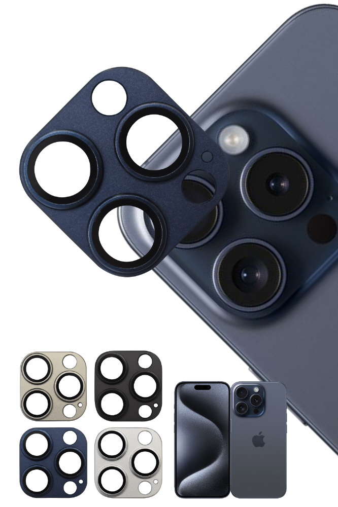 iPhone15 Pro/15 Pro Max カメラレンズ 保護ガラスフィルム ブルー APIP15PRFDBGL｜の通販はソフマップ[sofmap]