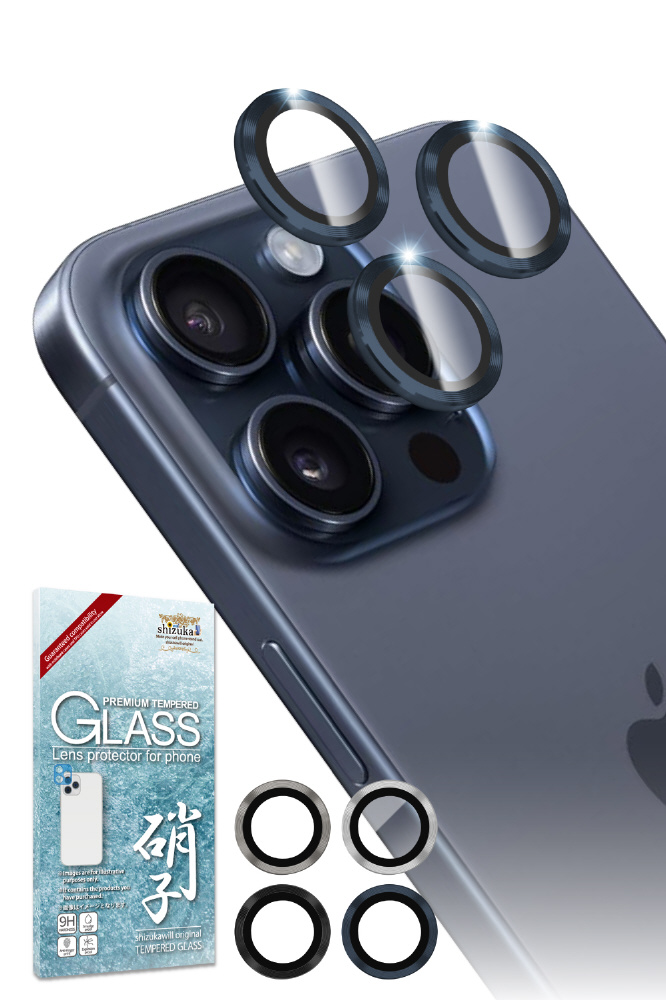 iPhone 15 Pro/15 Pro Max レンズフィルム カメラ保護 ガラスフィルム ディープブルー APIP15PRCDBGL｜の通販はソフマップ[sofmap]