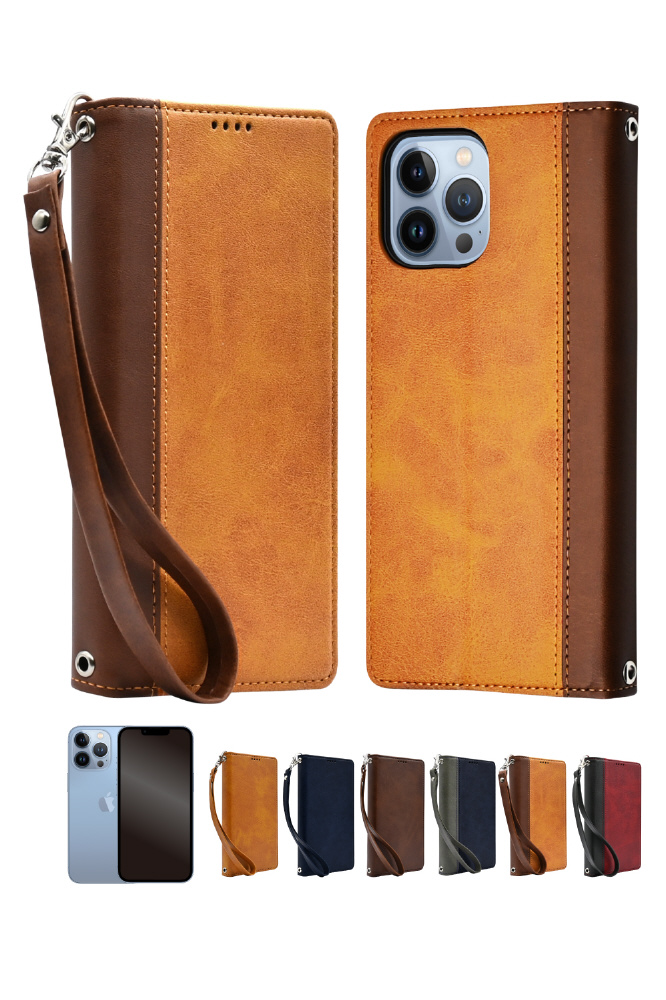 iPhone 13 Pro 手帳型 本革調 レザーケース｜の通販はソフマップ[sofmap]