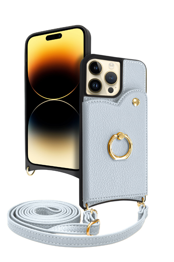 iPhone 14 Pro Max ショルダーケース アイファンデ5 フルール ネモフィラブルー APIP14PMIF53NB｜の通販はソフマップ[sofmap]