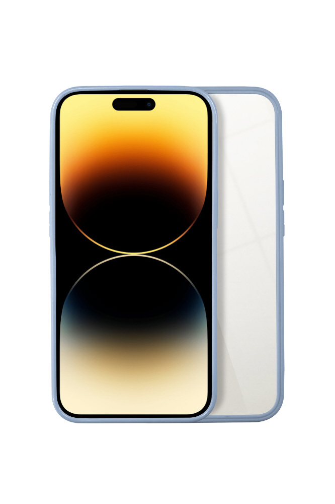 iPhone 14 Pro Max パステルライン クリアケース スカイブルー APIP14PMHI3BL｜の通販はソフマップ[sofmap]