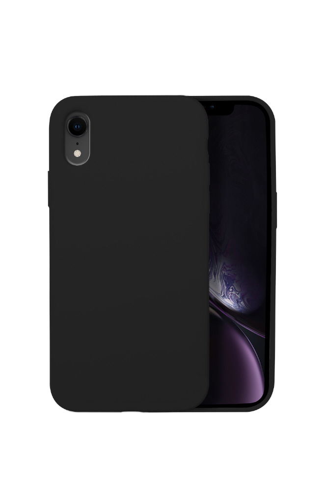 iPhone XR コットンキャンディ シリコン ケース ブラック APIPXRFC1BK｜の通販はソフマップ[sofmap]