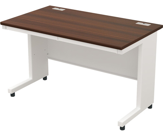 AD 平机 オフィスデスク 1200×700 ダークブラウン/ホワイト｜の通販はソフマップ[sofmap]