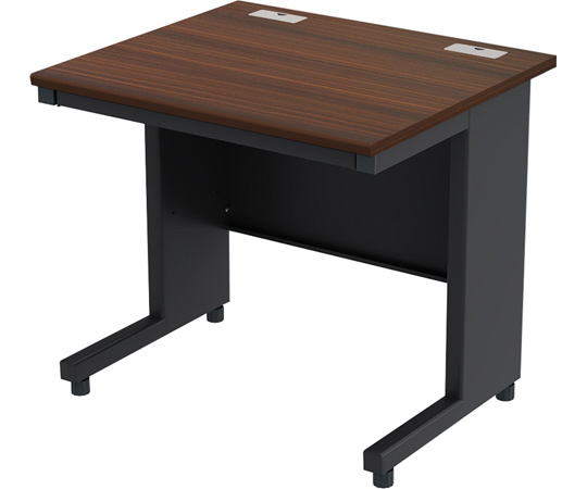 AD 平机 オフィスデスク 800×700 ダークブラウン/ブラック｜の通販はソフマップ[sofmap]