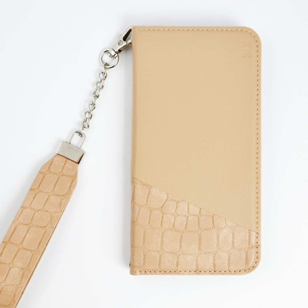 iPhone 14 Pro 6.1インチ SLY[ハーフクロコ手帳/BEIGE] スライ md-75216-3｜の通販はソフマップ[sofmap]