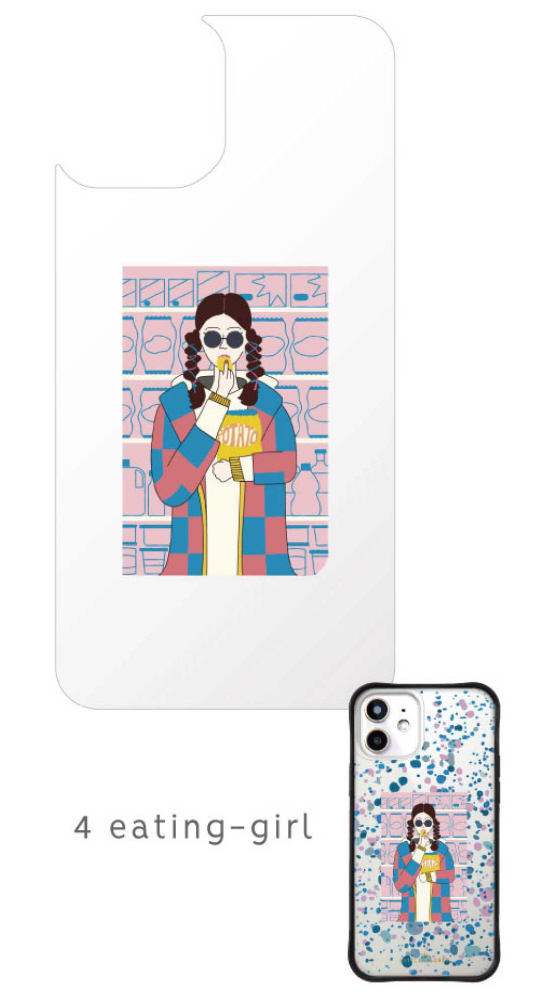 Little Closet iPhone 12/12 Pro 着替フィルム eating-girl GLF12P-24｜の通販はソフマップ[sofmap]