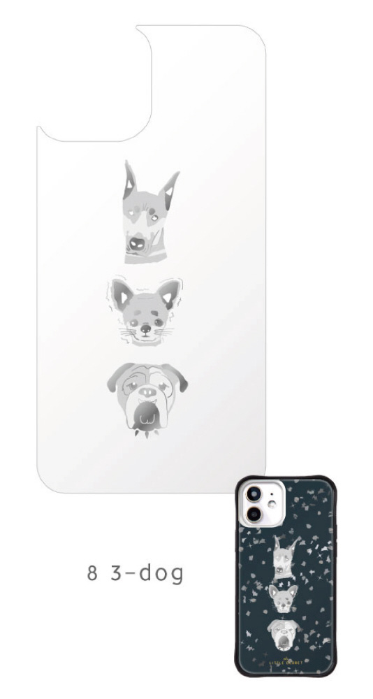 Little Closet iPhone 12/12 Pro 着替フィルム 3-dog GLF12P-28｜の通販はソフマップ[sofmap]