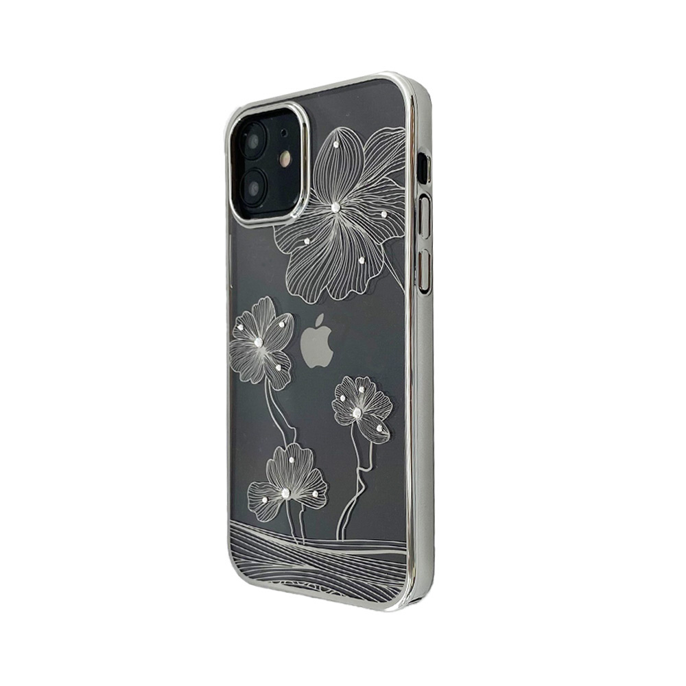 iPhone 13 Pro Max対応 Crystal Flora Series case DEVIA silver DEVIA4330｜の通販はソフマップ[sofmap]