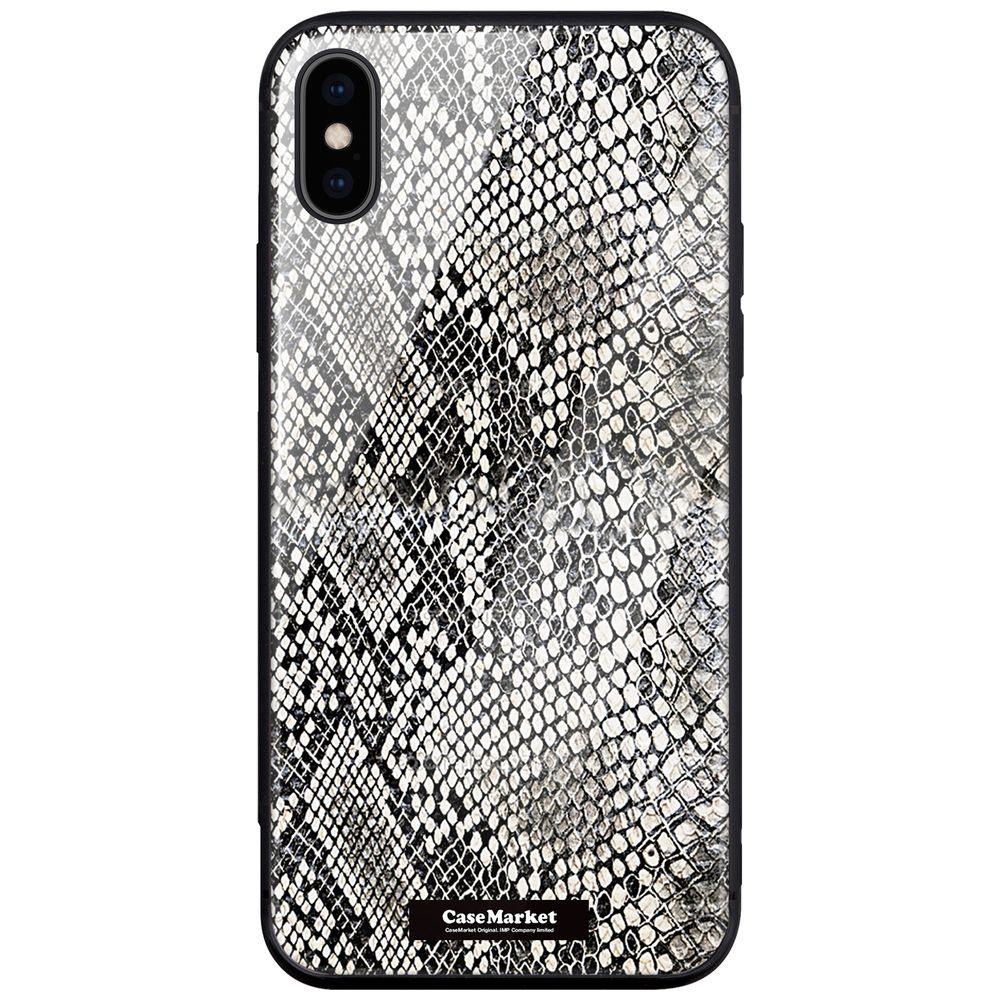 CaseMarket 背面強化ガラス 背面ケース apple iPhone 13 mini (iPhone13mini) ヘビ柄 スネーク ダーク 2078｜の通販はソフマップ[sofmap]