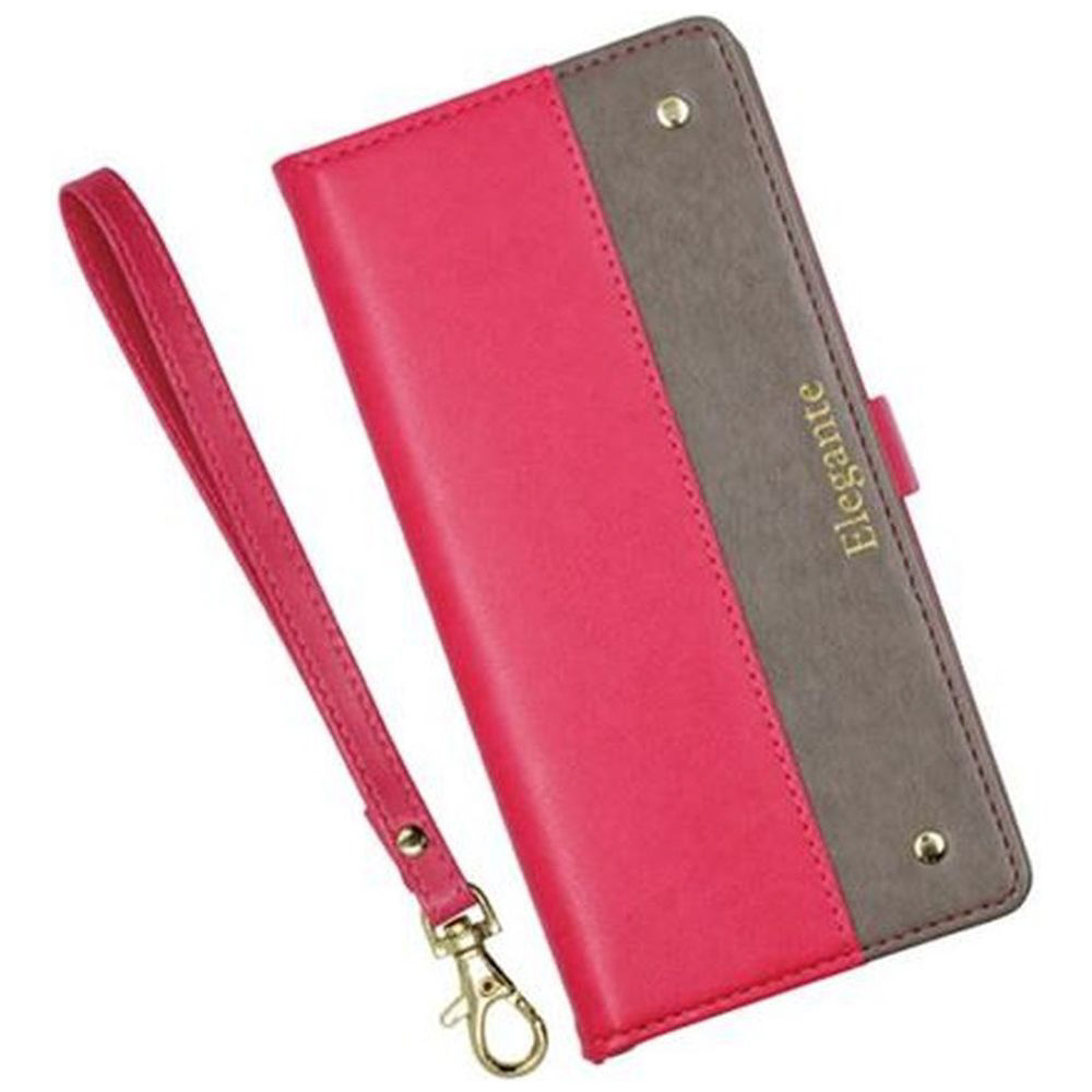 iPhone 13 Pro Max ツートン手帳型ケース Elegante ピンク・グレージュ EL-IP13PM06PG｜の通販はソフマップ[sofmap]