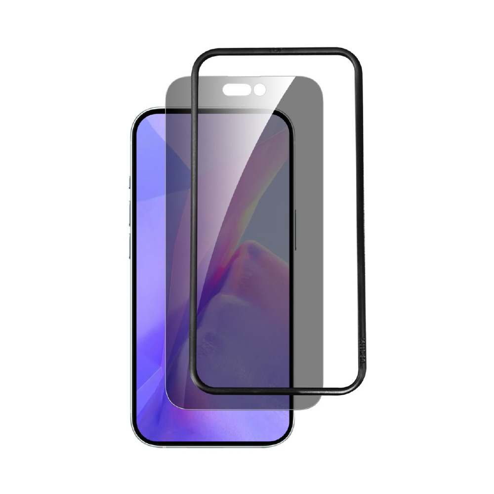 2.5D 3ストロング 覗き見防止保護ガラス for iPhone 15 / 16 Plus ガイド枠付 HW-PPG16BPL｜の通販はソフマップ[sofmap]