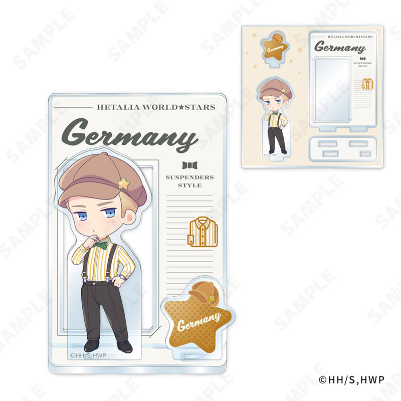 ヘタリア アクリルスタンド 2.ドイツ～Suspenders Style～[ドレセレmini]｜の通販はソフマップ[sofmap]