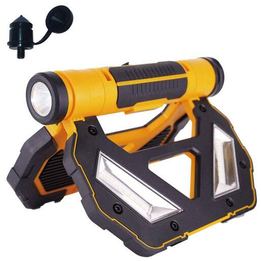 岡潮 LED投光器・充電式（USB－C） スタイリッシュハンディライト（充電式）緊急脱出用レスキューハンマー付き｜の通販はソフマップ[sofmap]