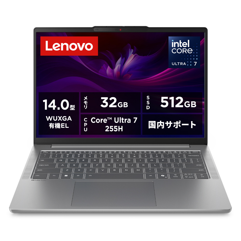 ノートパソコン IdeaPad Slim5i Gen10 ルナグレー 83NC0006JP [14.0型 /Windows11 Home ...