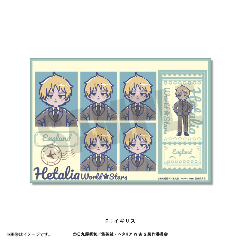 アニメ「ヘタリア World★Stars」ステッカーシート E イギリス｜の通販はアキバ☆ソフマップ[sofmap]