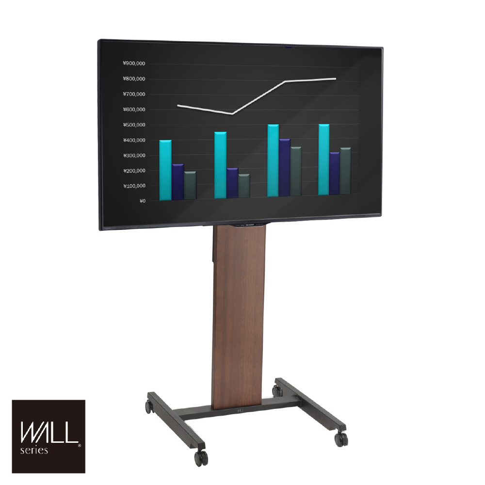 32～80V型対応 自立型テレビスタンド WALLPro アクティブタイプ ウォールナット WLTVD5238｜の通販はソフマップ[sofmap]