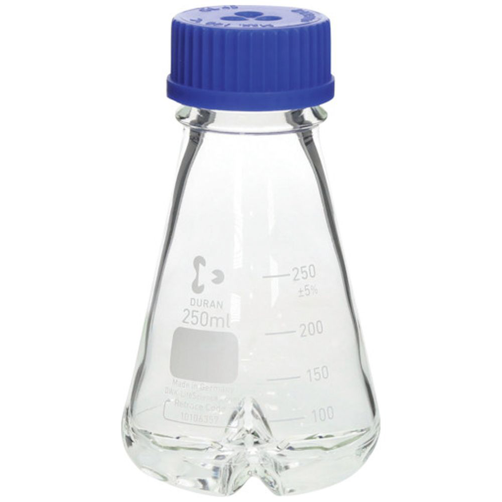 SIBATA ねじ口振盪三角フラスコ 下部バッフル付 250mL （4個入） 016460250A｜の通販はソフマップ[sofmap]