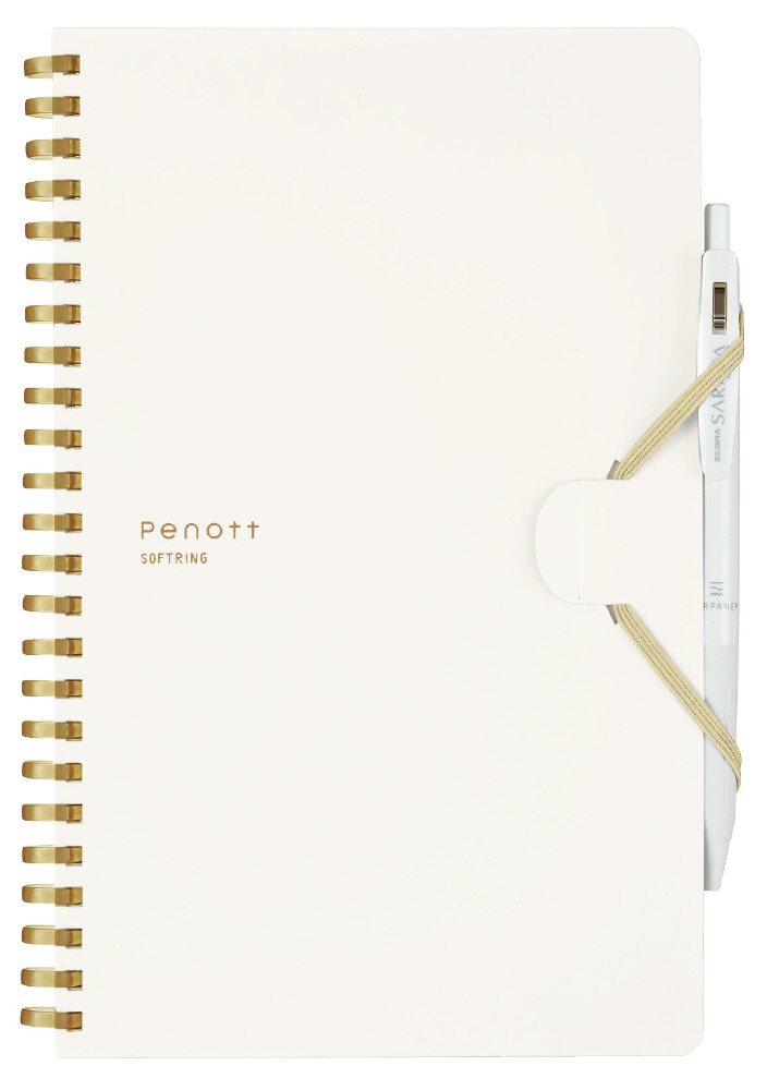 ソフトリングノート Penott(ペノット) ホワイト SP137S5-W [A5 /5mm /方眼罫線]｜の通販はソフマップ[sofmap]