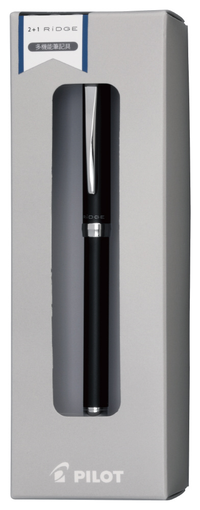 【限定パッケージ】ギフトB2024 多機能ボールペン 2+1RiDGE(ツープラスワンリッジ) ブラック P-3491-23 [0.7mm]｜の通販はソフマップ[sofmap]