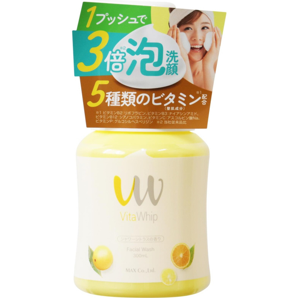泡の洗顔料 Vita Whip（ビタホイップ）シャワーシトラスの香り 本体 300mL｜の通販はソフマップ[sofmap]