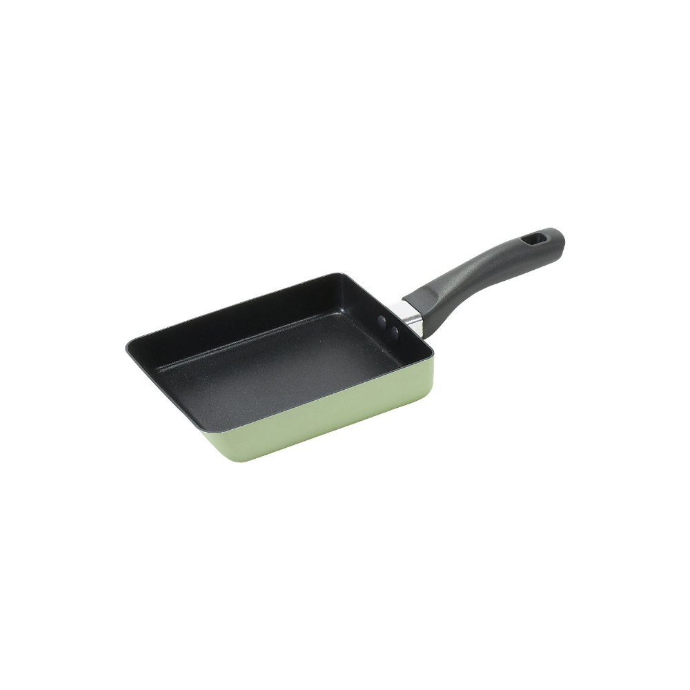 デリシュ ふっ素加工 ガス火専用 玉子焼13×18cm（グリーン） グリーン HB-8785｜の通販はソフマップ[sofmap]