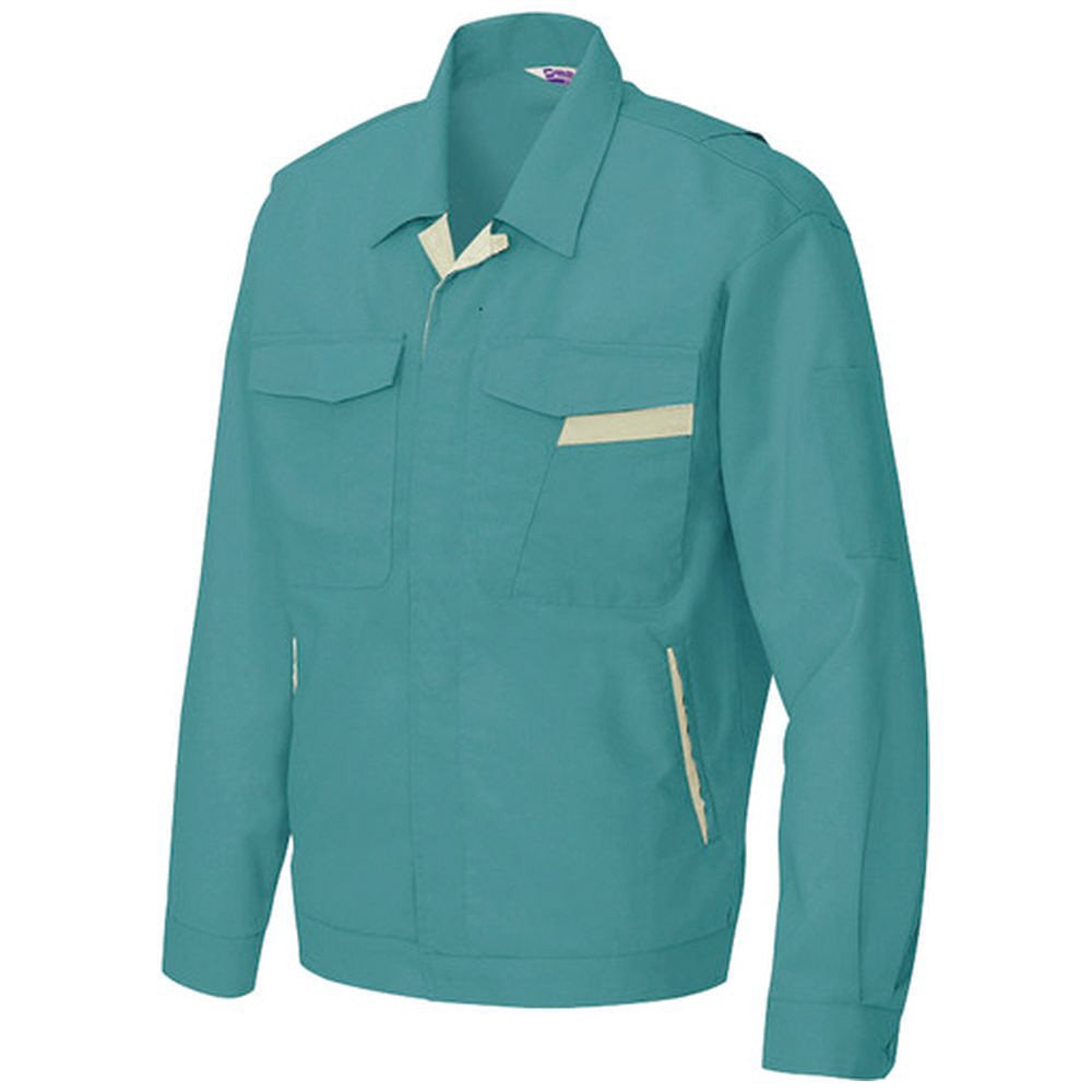 アイトス 長袖サマージャンパー（男女兼用） ターコイズ×アースグリーン 3L 9610273L｜の通販はソフマップ[sofmap]