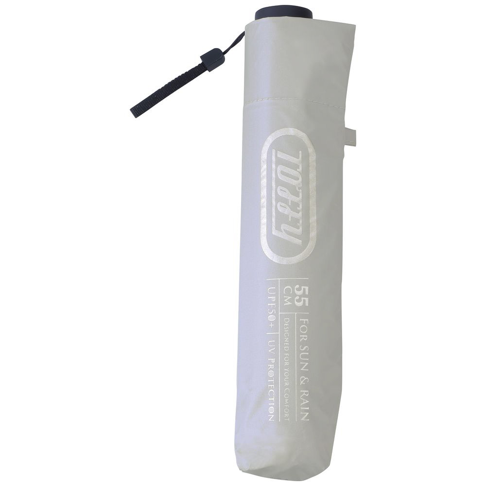 雨傘 日傘 折りたたみ傘 オールウェザーUV Toffy グレージュ HUL1-GE [晴雨兼用傘 /55cm]｜の通販はソフマップ[sofmap]