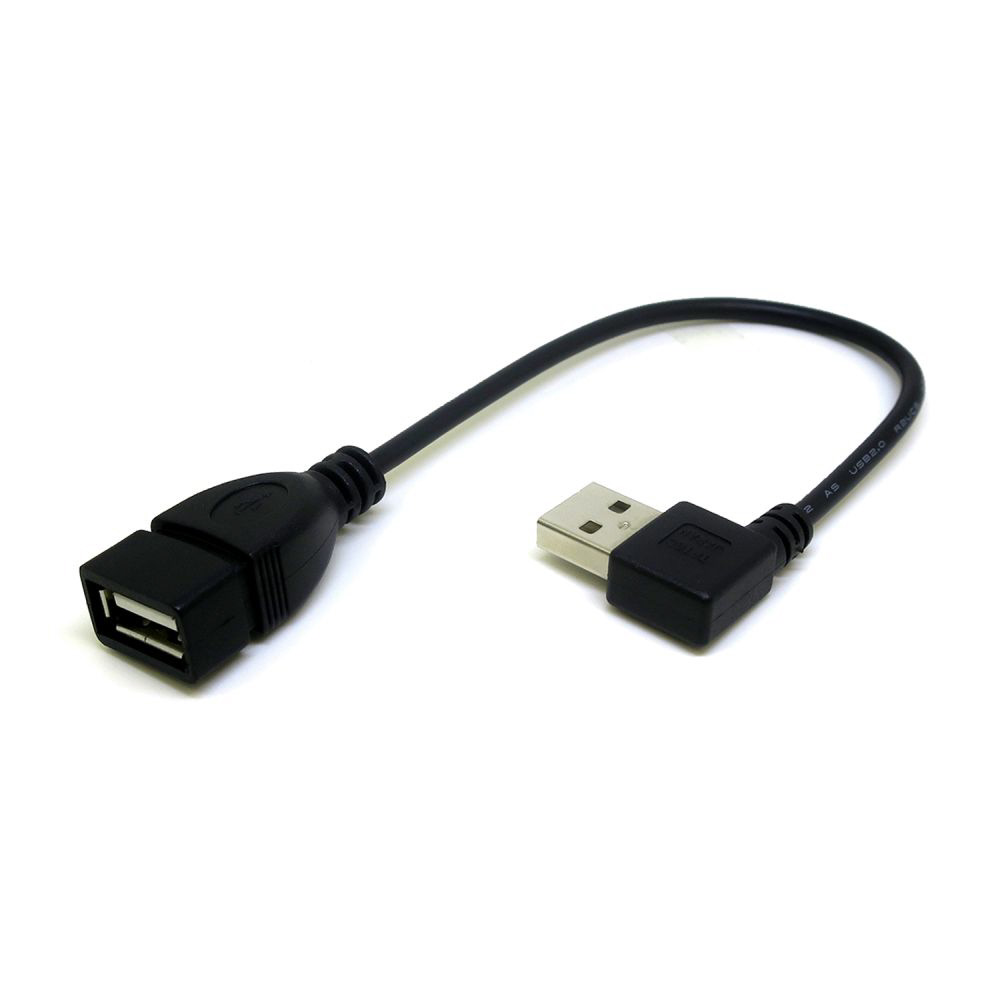 USB-A延長ケーブル [USB-A オス→メス USB-A /0.2m /右L型] ブラック CA2034｜の通販はソフマップ[sofmap]