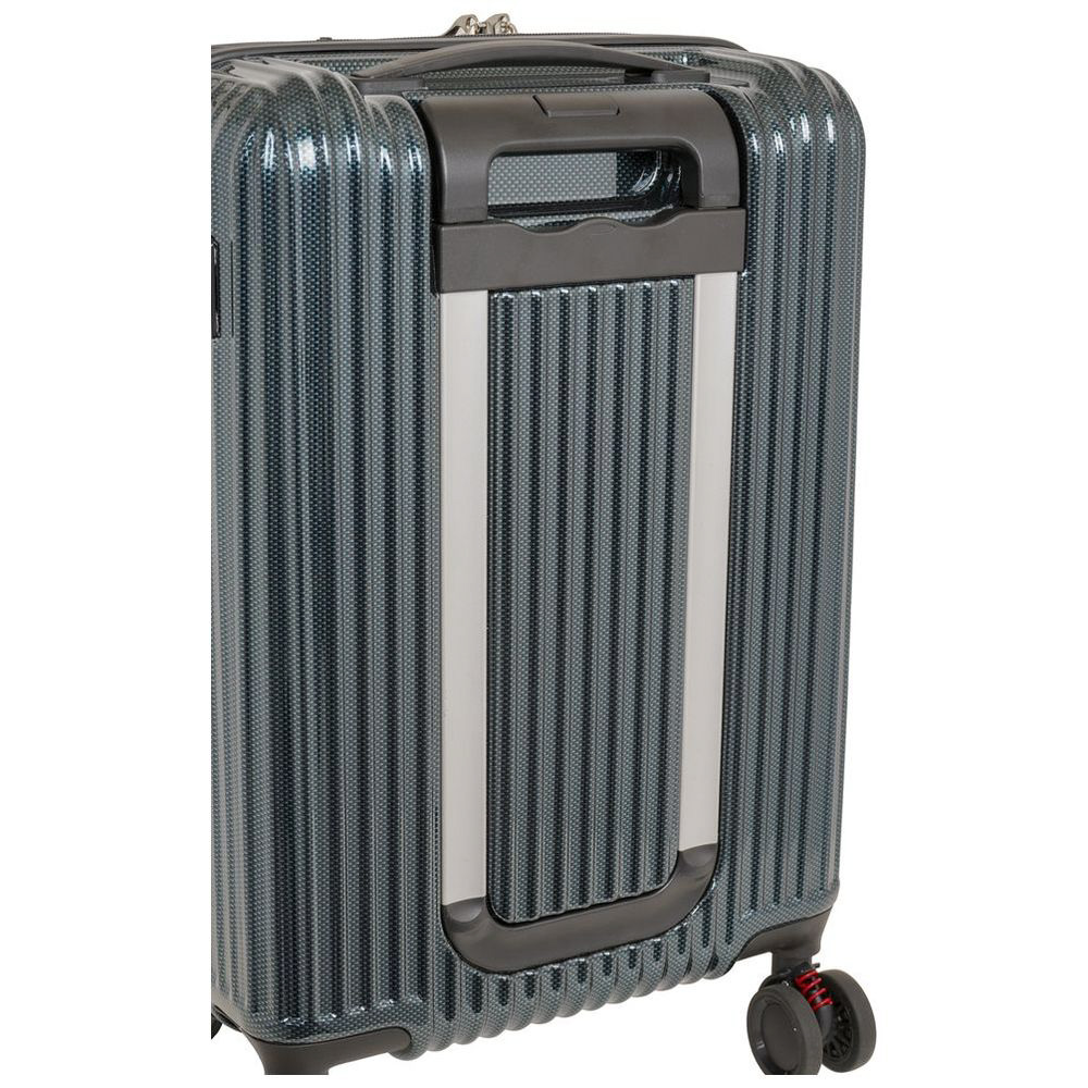 サスペンション付き キャリーケース Sサイズ ホワイトカーボン SP-0836