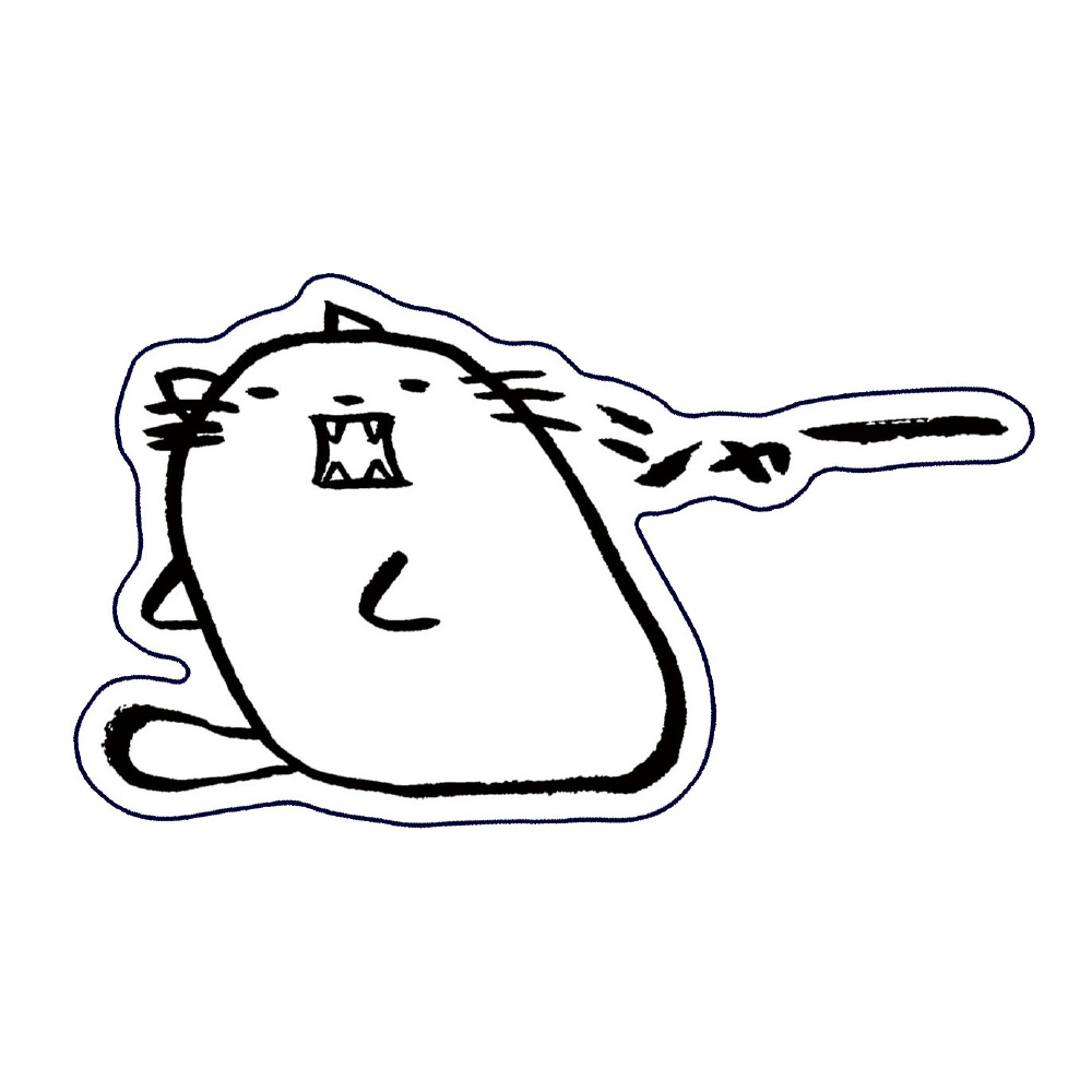 ホンクンのネコ シール シャーな猫 Honkun-N-010｜の通販はソフマップ[sofmap]