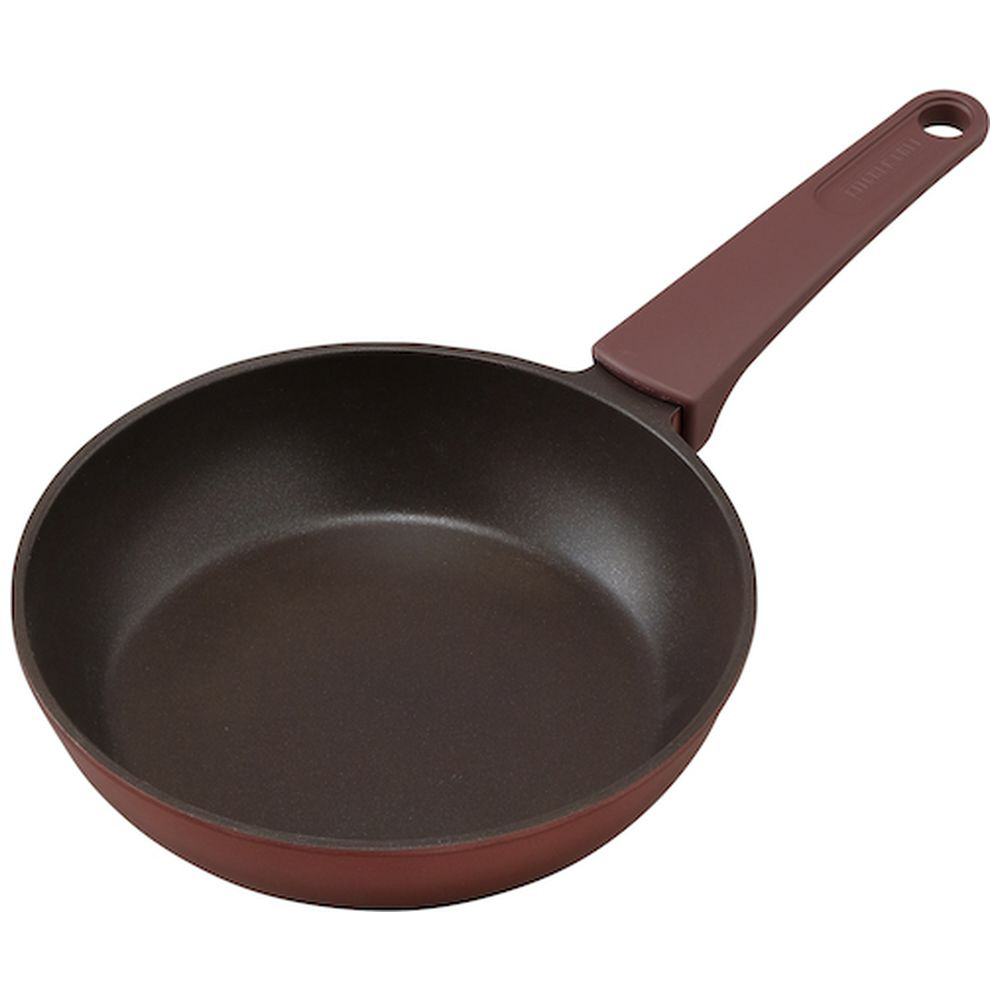 取っ手一体型フライパン（20cm）IH対応 ルビーレッド DCF-I20 [IH対応]｜の通販はソフマップ[sofmap]