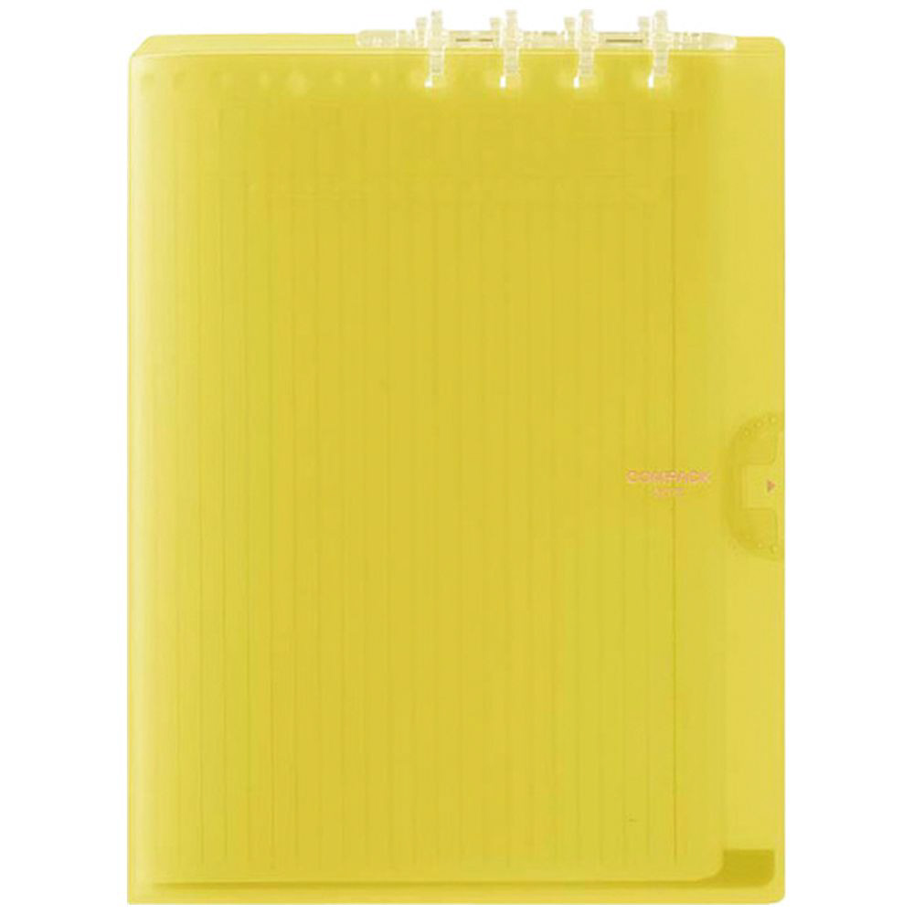 キングジム 二つ折りリングノートコンパックノートA4 黄 9956TYY｜の通販はソフマップ[sofmap]