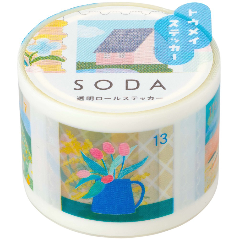 【限定】SODA(ソーダ) 透明ステッカー [幅：30mm/60ピース] キッテ CMTS30-004｜の通販はソフマップ[sofmap]