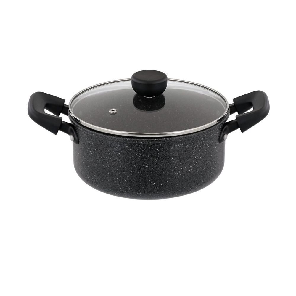 ライトセンス マーブル 両手鍋 20cm IH ガス火対応 ダークグレー NM-363｜の通販はソフマップ[sofmap]