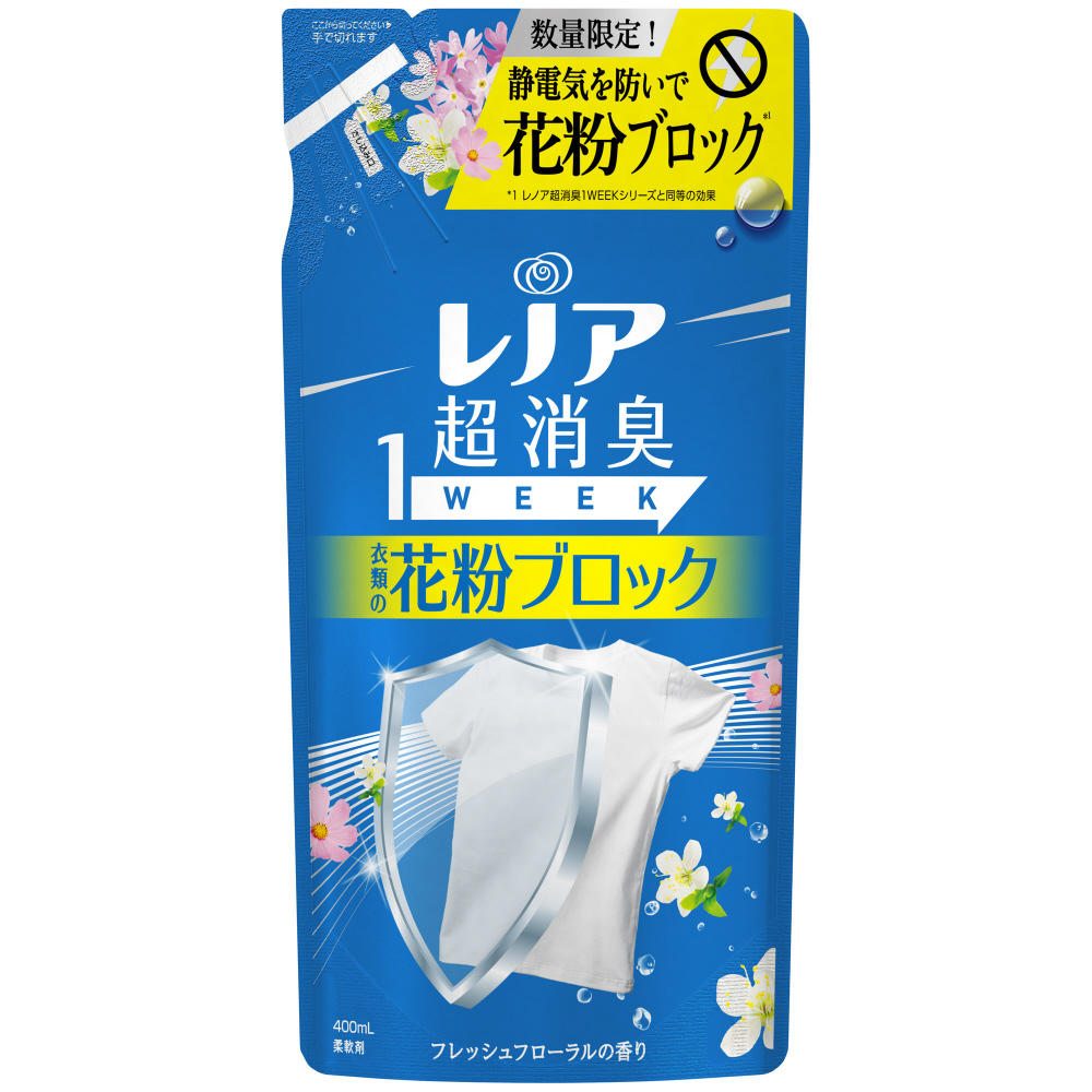 Lenor(レノア)超消臭1WEEK 衣類の花粉ブロック つめかえ用 400mL｜の通販はソフマップ[sofmap]