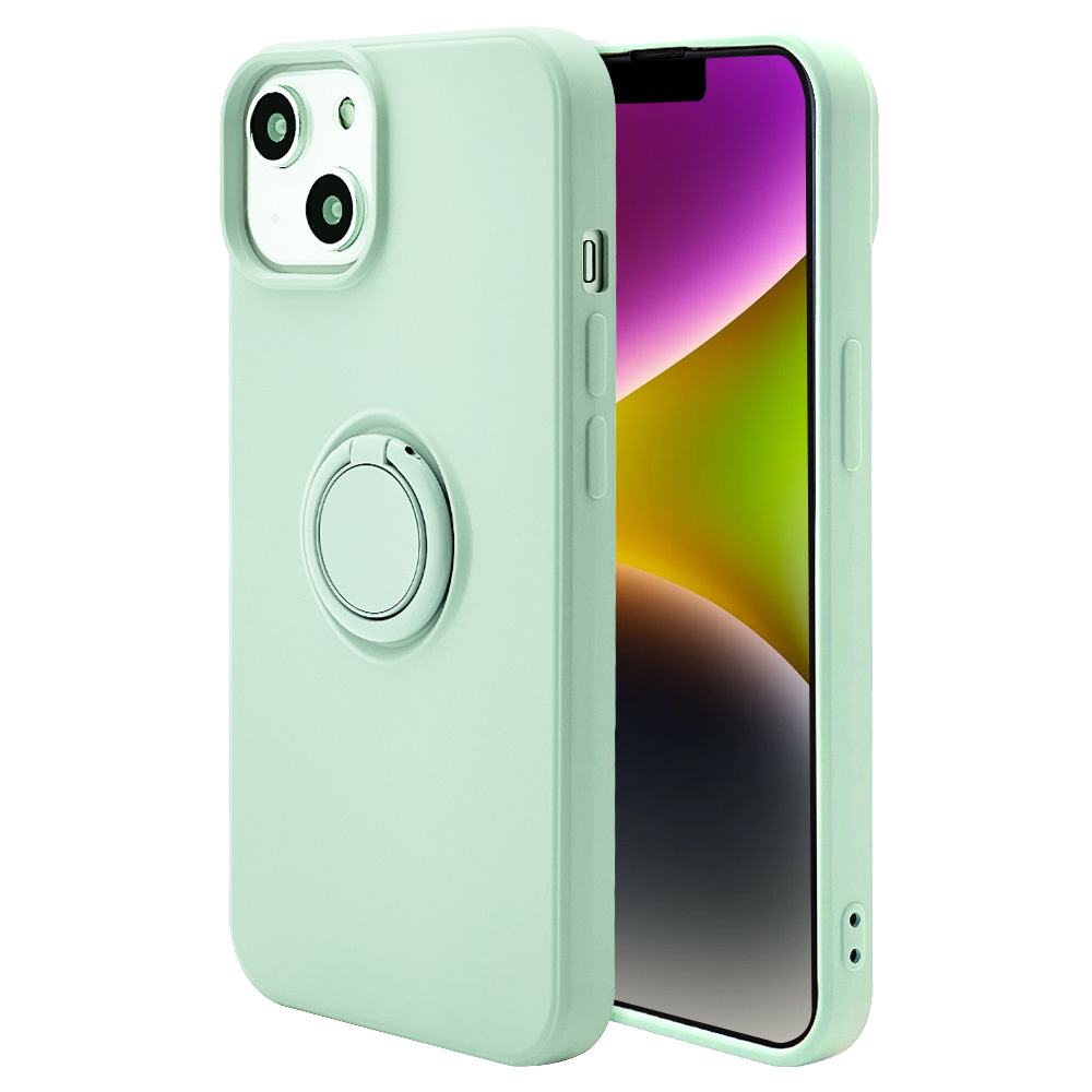 iPhone2022秋 6.1 2眼モデル/iPhone13 TPUリングケース RGR リラックスグリーン 7072IP261TP｜の通販はソフマップ[sofmap]