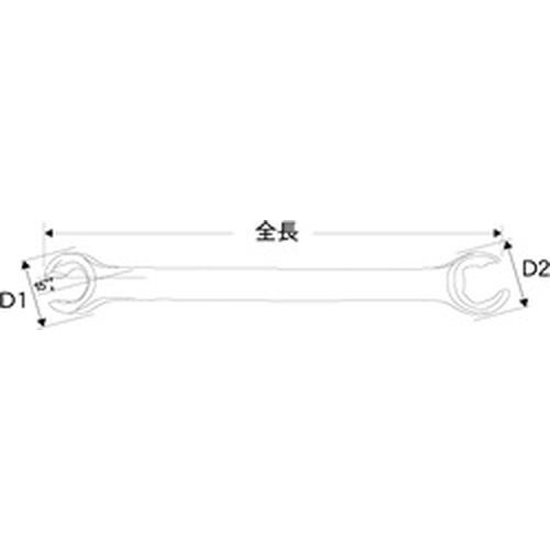 フレアナットフレックスギアレンチ14mm FNFG-14 （フレアナットフレックスギアレンチ Pro-Auto コンビネーションスパナ 【通販 ...