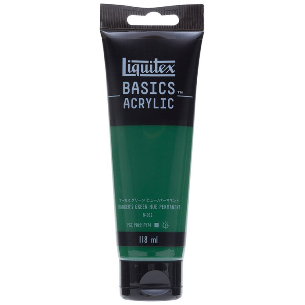 アクリル絵具 118ml ベーシックス フーカス グリーン ヒュー/パーマネント B-032｜の通販はソフマップ[sofmap]
