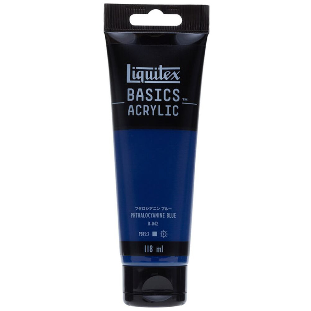 アクリル絵具 118ml ベーシックス フタロシアニン ブルー B-042｜の通販はソフマップ[sofmap]