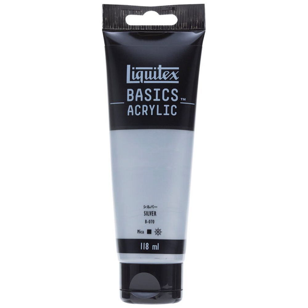 アクリル絵具 118ml ベーシックス シルバー B-070｜の通販はソフマップ[sofmap]