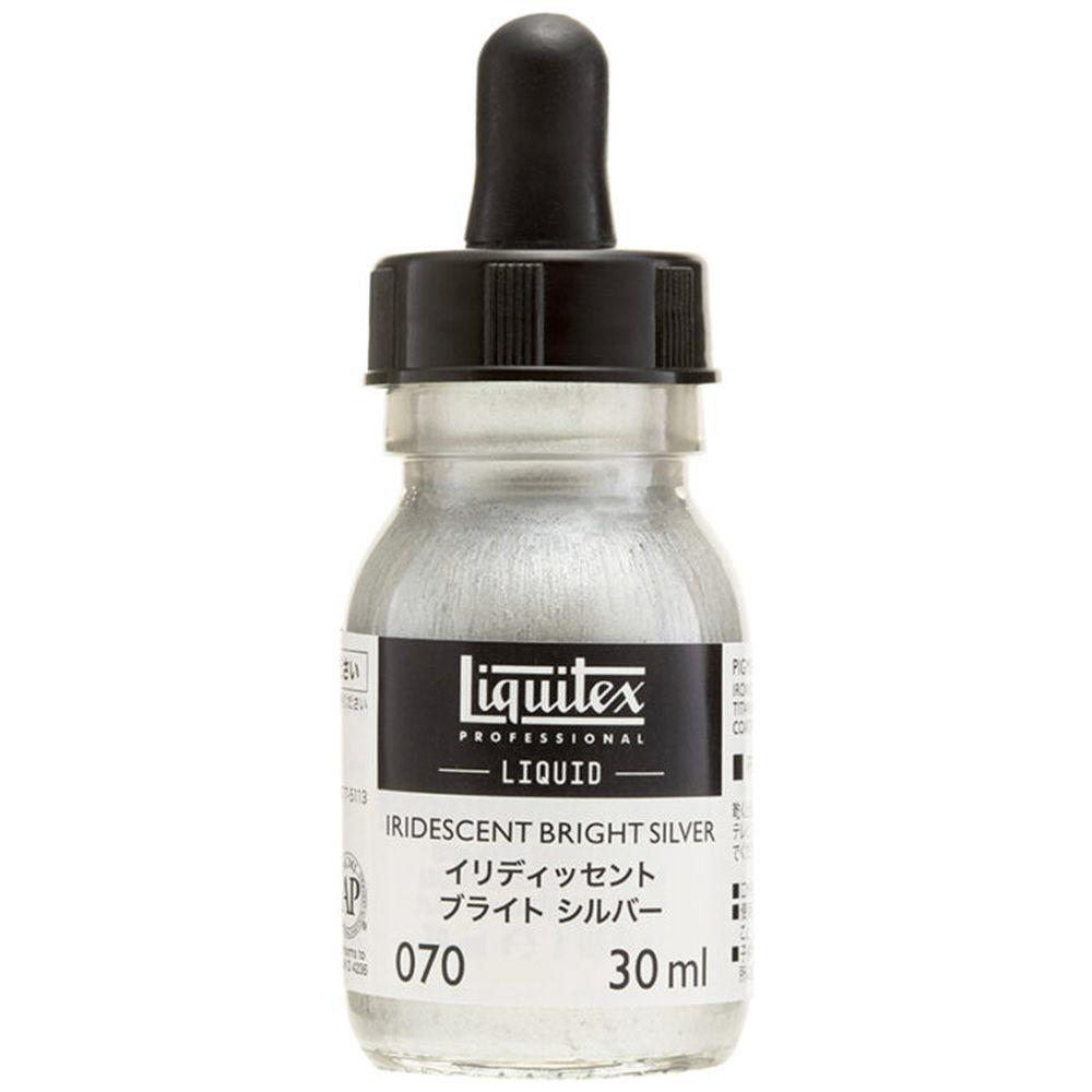 アクリル絵具 30ml リキッド イリディッセント ブライト シルバー 070｜の通販はソフマップ[sofmap]