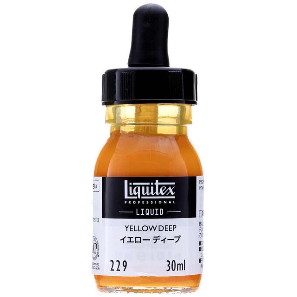 アクリル絵具 30ml リキッド イエロー ディープ 229｜の通販はソフマップ[sofmap]