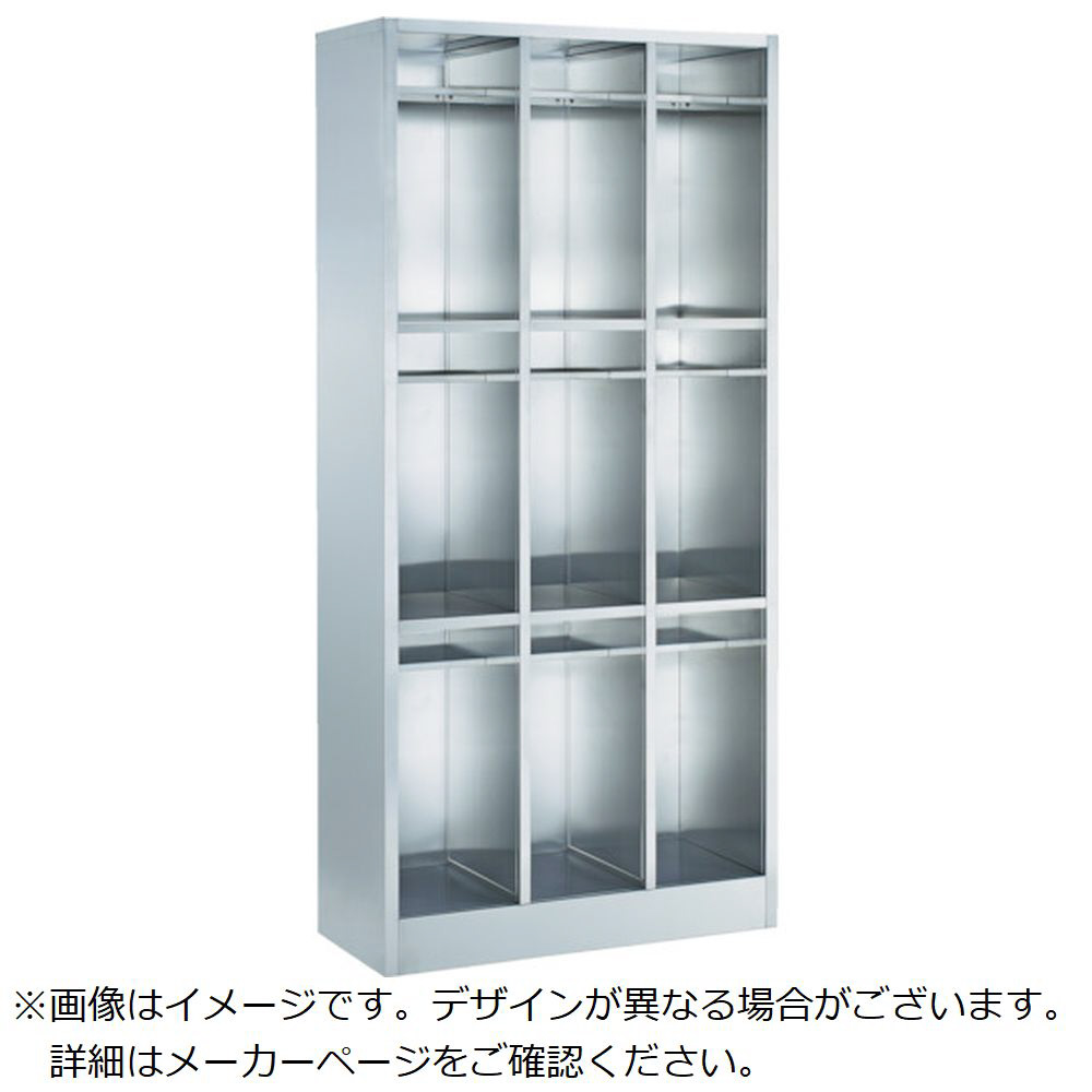 TRUSCO SUS304長靴ロッカー ロングタイプ中棚付 2列3段 SLNG623T｜の通販はソフマップ[sofmap]