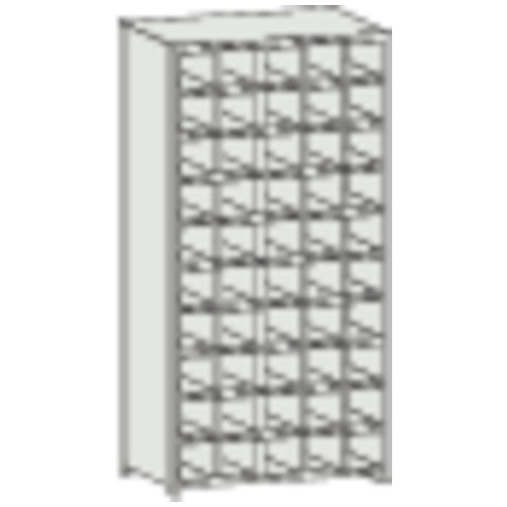 TRUSCO スチール製区分棚 KB型 コボレ止め付 W875×D250×H1800 5列10段 KB5100｜の通販はソフマップ[sofmap]