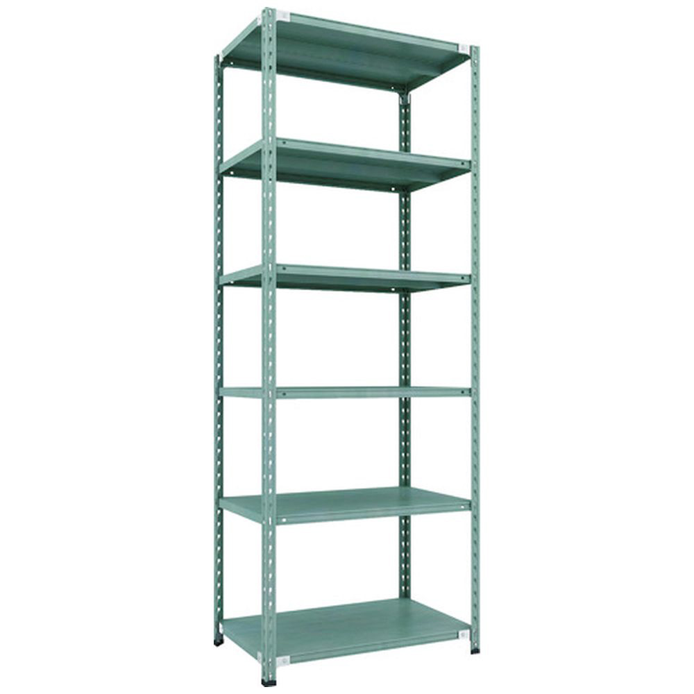 TRUSCO CB型セミボルトレス軽量棚 900X600XH2400 6段 グリーン CB8366GN｜の通販はソフマップ[sofmap]